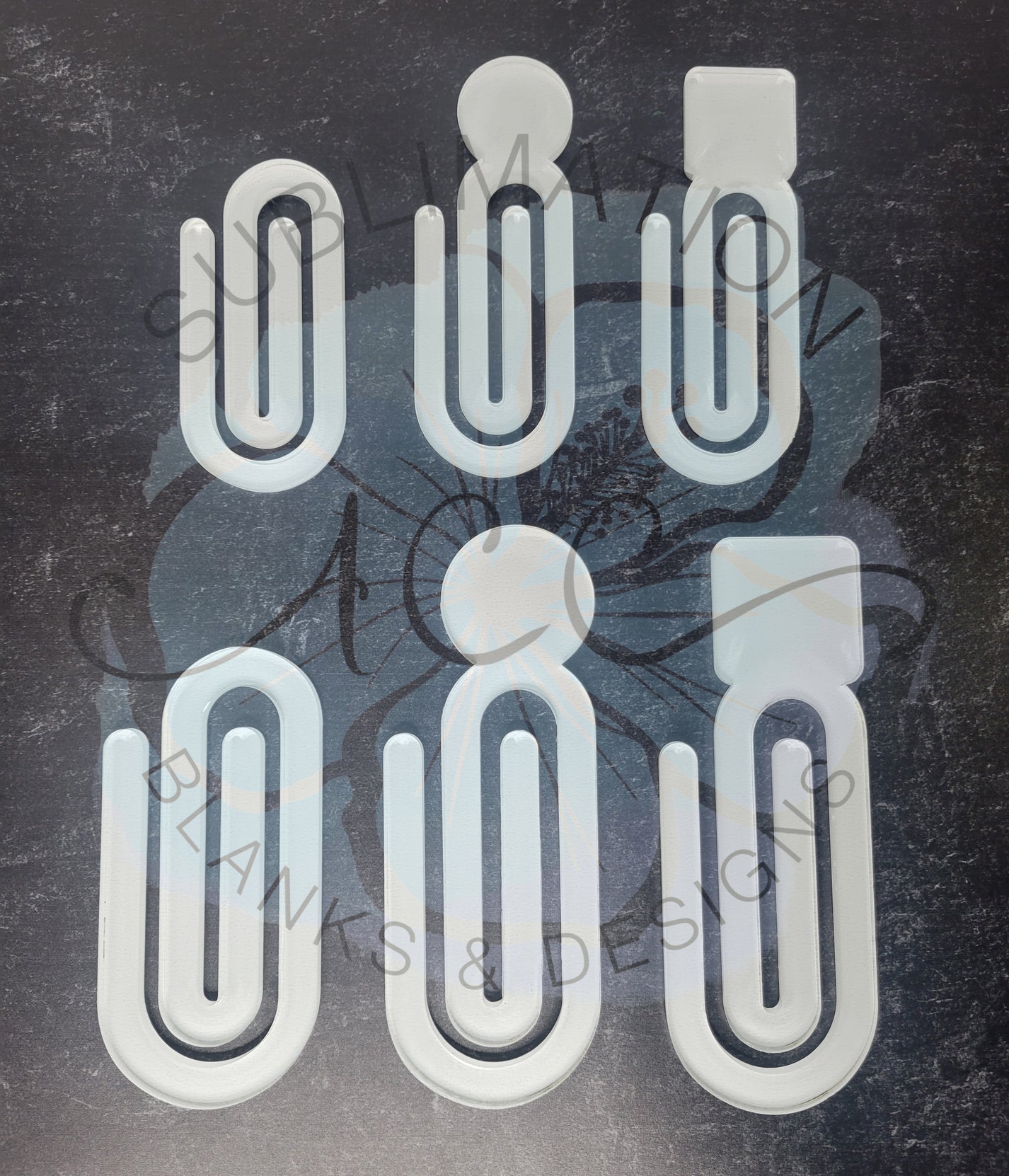 Sublimation Paperclip Blanks, Hardboard or Acrylic Large Paperclip sub ...