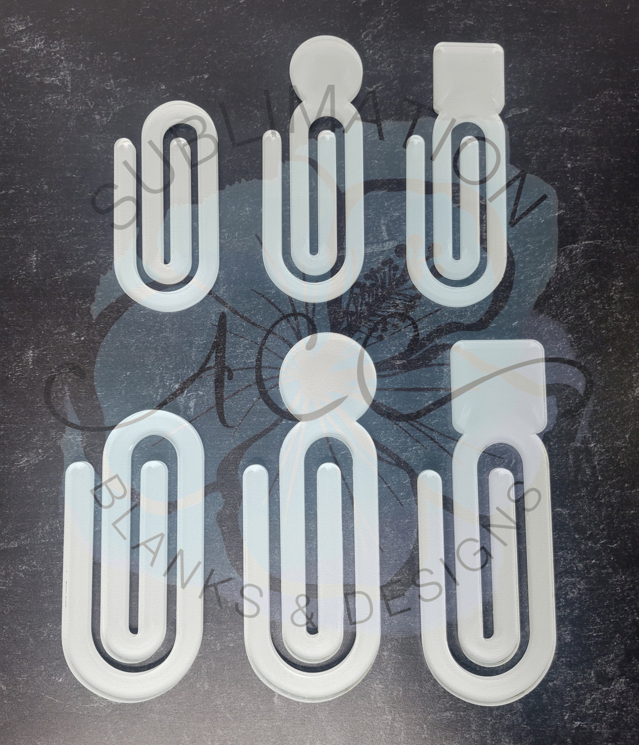 Sublimation Paperclip Blanks, Hardboard or Acrylic Large Paperclip sub ...