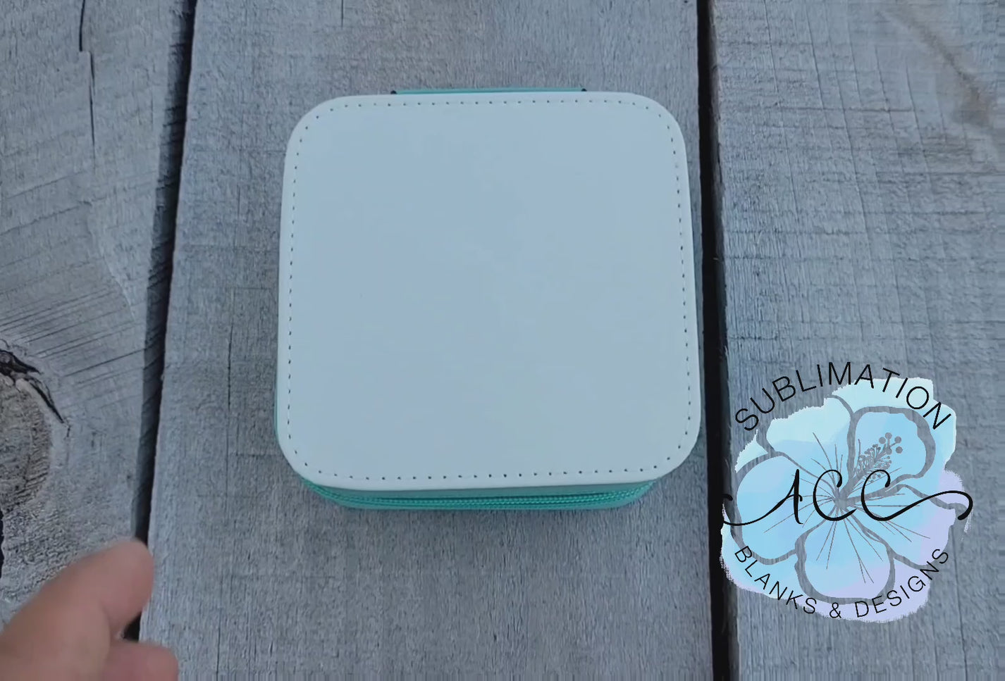 Sublimation ready travel jewelry box for sublimation, sublimation trav ...