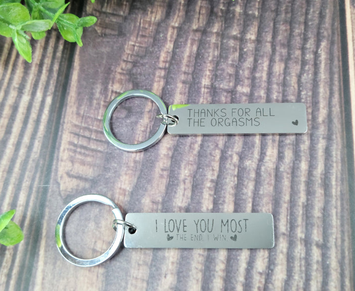 Stainless Steel keychain laser engraving blank, silver keychain blank ...