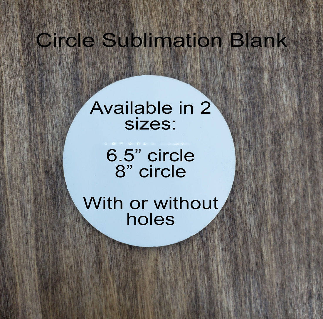 Sublimation Circle Hardboard Blanks Circle Sublimation Hardboard Blan